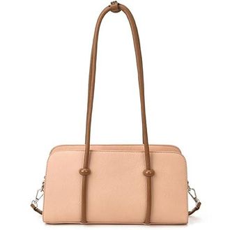 Generic Sac de voyage en cuir synth&eacute;tique avec fermeture &eacute;clair - Grande capacit&eacute; - L&eacute;ger - Pour femme - Usage quotidien - Occasion sp&eacute;ciale, rose, 11.02x2.56