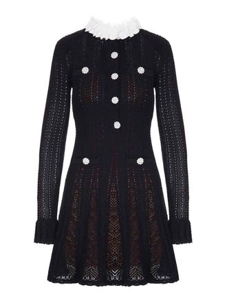 Self Portrait Kurzes Kleid - Schwarz