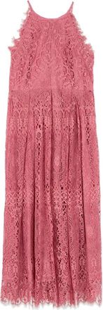 Oltre Femme, Robes, Rose, Taille: 50 FR Robe midi &eacute;vas&eacute;e en dentelle