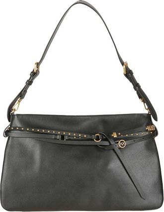 Pinko Pinko, Femme, Sacs, Noir, Taille: ONE Size Big Belt Bag