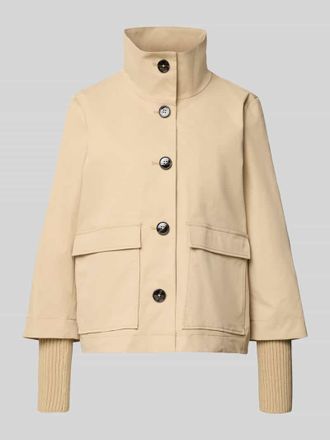 Christian Berg Jacke mit Stehkragen und Pattentaschen