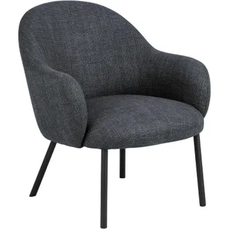 ebuy24 Ebuy24 - Spencer Sessel Lounge-Sessel Stoff grau
