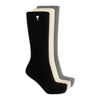 Ami Femme, Sous-v&ecirc;tements, Multicolore, Taille: XS Chaussettes Trois Paires