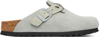 Birkenstock Pantoletten Birkenstock Boston Braided 1032933 Hellgrau