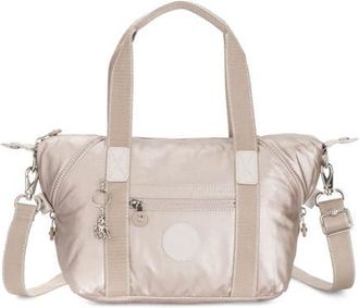 Kipling ART MINI Petit sac à main, sacs à bandoulière, Metallic Glow (Argent)