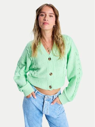 Roxy Strickjacke Missing The Sun ERJSW03677 Gr&uuml;n Regular Fit