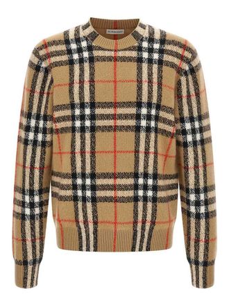 Burberry Rundhalspullover - Beige