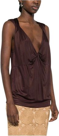Dries Van Noten Femme, Tops, Violet, Taille: 38 FR Sleeveless Top