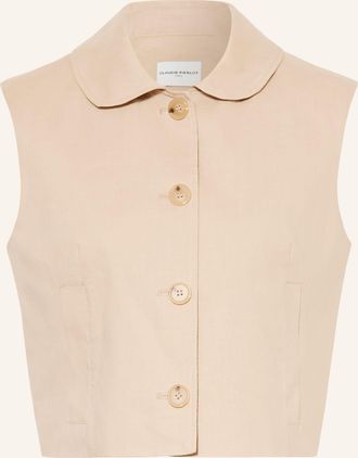 Claudie Pierlot Claudie Pierlot Blazerweste Mit Leinen beige
