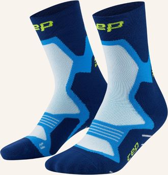 CEP Cep Cep Run Cushion Socks Mid Cut blau