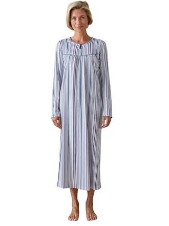 Daxon Lot 2 Chemises de Nuit Manches Longues - Femme