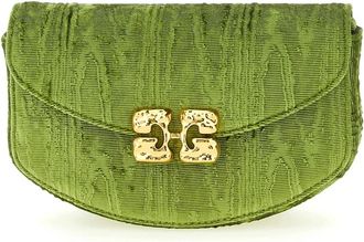 Ganni Femme, Sacs, Vert, Taille: ONE Size Lulu Wallet On Chain