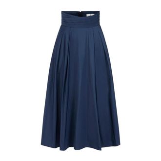 Elisabetta Franchi Taffeta Voile Rock - - Skirts - Damen - Blau - L
