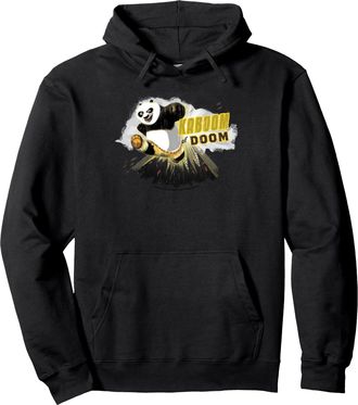 Kung Fu Panda Po The Kaboom Of Doom Explosion Portrait Pullover Hoodie
