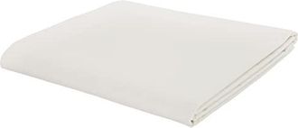 Catherine Lansfield Hometexstyle Spannbettlaken Creme Uni, cremefarben, Lit King