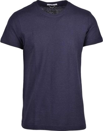 Daniele Alessandrini Homme, Tops, Bleu, Taille: S T-Chemises