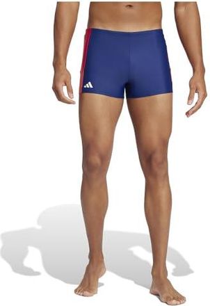 adidas Mens Boxer de Bain Colorblock, Dark Blue/Pure Ruby/Lucid Red, L/XL