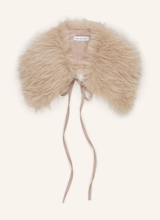 Mrs & Hugs Mrs & Hugs Kunstfell-Kragen beige
