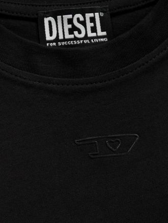 Diesel Rundhalsshirt Cropped Top - T-REG-CR-1 Regular Fit Crop Shirt