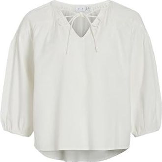 Vila Vila Viprisilla Haut &agrave; col en V 3/4, Blanche-Neige, 46