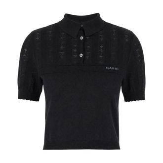 Marni Polo Shirts - - Tops - Damen - Schwarzk - XS