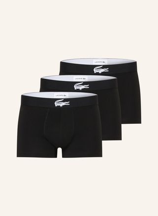 Lacoste 3er-Pack Boxershorts schwarz