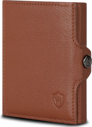 Von Heesen Slim Wallet mit XXL M&uuml;nzfach & RFID-Schutz - Mini Geldb&ouml;rse Herren & Damen - Kartenetui Kreditkartenetui - Portmonee Geldbeutel Portemonnaie klein Cog
