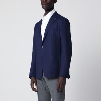 Tagliatore Blueette wool single-breasted jacket