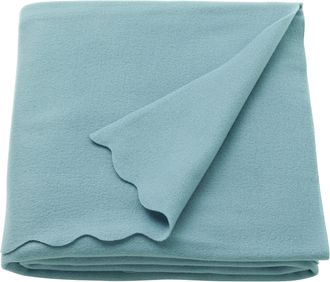 IKEA THORGUN Überwurf, 120 x 160 cm, Hellblau