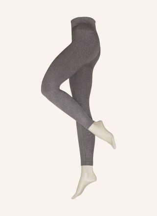 Wolford Leggings Mit Glitzergarn grau