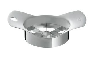 Rösle Coupe Pomme et Poire - Ustensile en Inox 18/10 - Trancheuse de Fruits et Légumes avec Protège-Lame en Plastique - Lavage Facile à la Main, Argenté