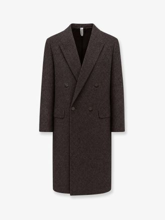 Hev&ograve; Martina Franca wool blend coat - HEVO - gender_Man