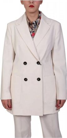 Marella Femme, Manteaux, Blanc, Taille: 40 FR Marella - Vestes > Blazers