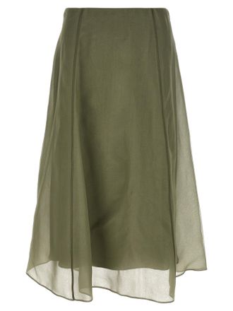 Brunello Cucinelli Circle Skirt - Green