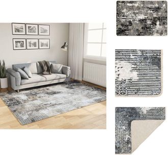 vidaXL Vidaxl - Teppich Waschbar Mehrfarbig 160x230 cm Rutschfest - Samt Teppich - Wohnteppich - Flurmatte - Schlafzimmerteppich - Multifarbenes Design