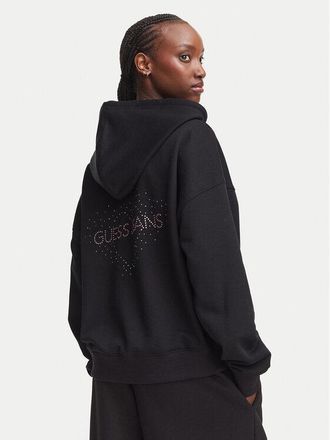 Guess Sweatshirt W6YQ10 K3872 Schwarz Oversize