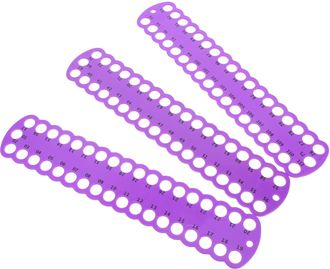 Aboofan 3 ST&Uuml;CKE Teiliges Stickgarn Organizer Kunststoff mit L&ouml;chern Leichtes Garnwickelbrett f&uuml;r Kreuzstich und Stickfaden aufbewahrung Praktisches N&auml;hzubeh&ouml;