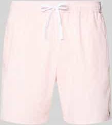 Lacoste Badeshorts aus Baumwoll-Mix