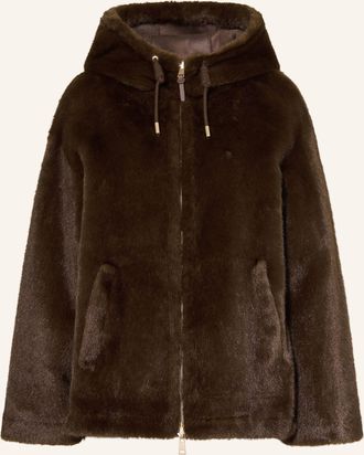 Mabrun Mabrun Kunstfell-Jacke Fernanda braun
