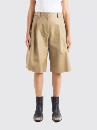 Balenciaga Baumwoll-Bermudashorts mit mittlerem Bund und verdecktem Verschluss