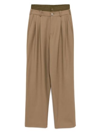 Monse pantalon à empiècements - Marron