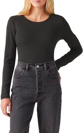 Levi's Dreamy Long-Sleeve Tee T-Shirt, Caviar, L Femme