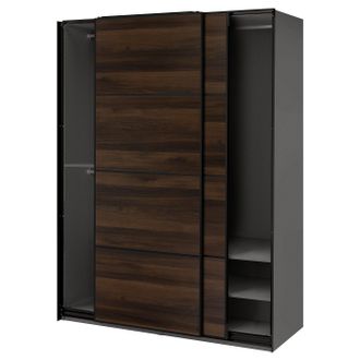 IKEA PAX / MEHAMN Kleiderschrank mit Schiebet&uuml;ren
