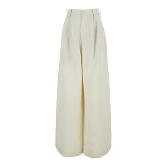 Uma Wang UMA Wang, Femme, Pantalons, Blanc, Taille: 38 FR Paella Pants