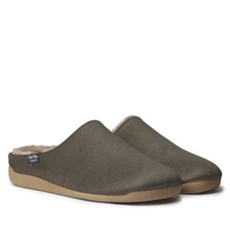 Toni Pons NOTI-BD Offene Herren-Slipper aus Stoff, kaki, 43 EU