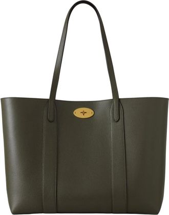 Mulberry Femme, Sacs, Vert, Taille: ONE Size Bayswater Tote Small Classic Grain