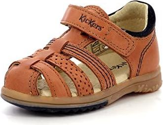 Kickers PLATIBACK, Sandales bébé garçon, Marron (Camel 114), 21 EU (5)