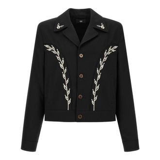 Amiri Homme, Vestes, Noir, Taille: XL Veste Western