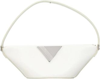 The Attico Schultertasche mit geometrischem Detail - - Bags - Damen - Wei&szlig; - ONE SIZE