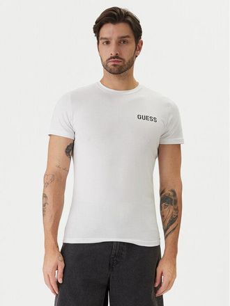 Guess T-Shirt U6GM03 K6YW1 Wei&szlig; Slim Fit